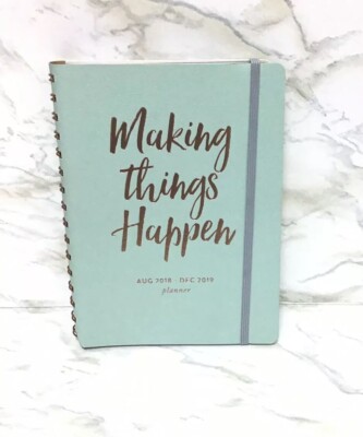 Fringe Studio Weekly Monthly Planner Aug 2018- Dec 2019 Vegan Leather 8 ...