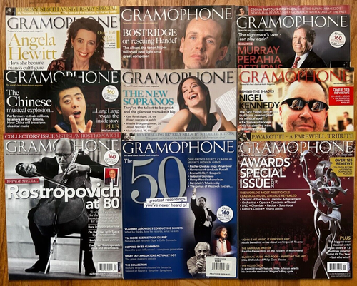 Lot of 9 GRAMOPHONE Magazines 2007 | eBay