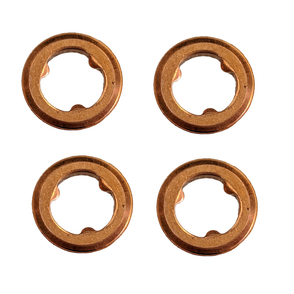 4PCS WE0113H51 Copper Injector Washers For Mazda BT-50 Ford PJ PK ...