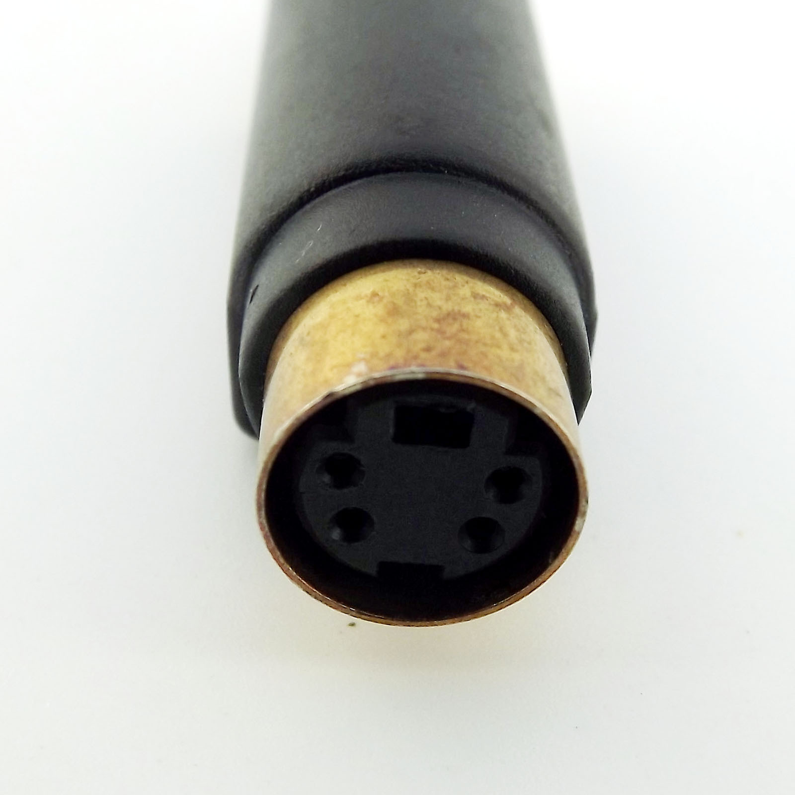 1x RCA To Mini DIN 4 Pin Female Video Audio Adapter Keyboard Mouse Mac ...