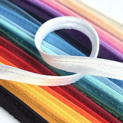 Satin insert piping cord fabric covered 2mm diameter with flange - Many ...