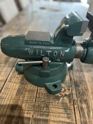 Vintage Wilton Bullet Vise 4.5 inch Jaws Swivel HD Vice Jaws Full ...