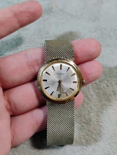 Vintage Timex Watch Women's Round Dial Mesh Band | eBay