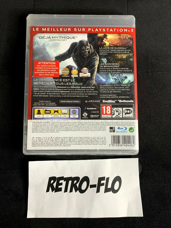 Dishonored - Playstation PS3 Game New In Packaging | eBay UK
