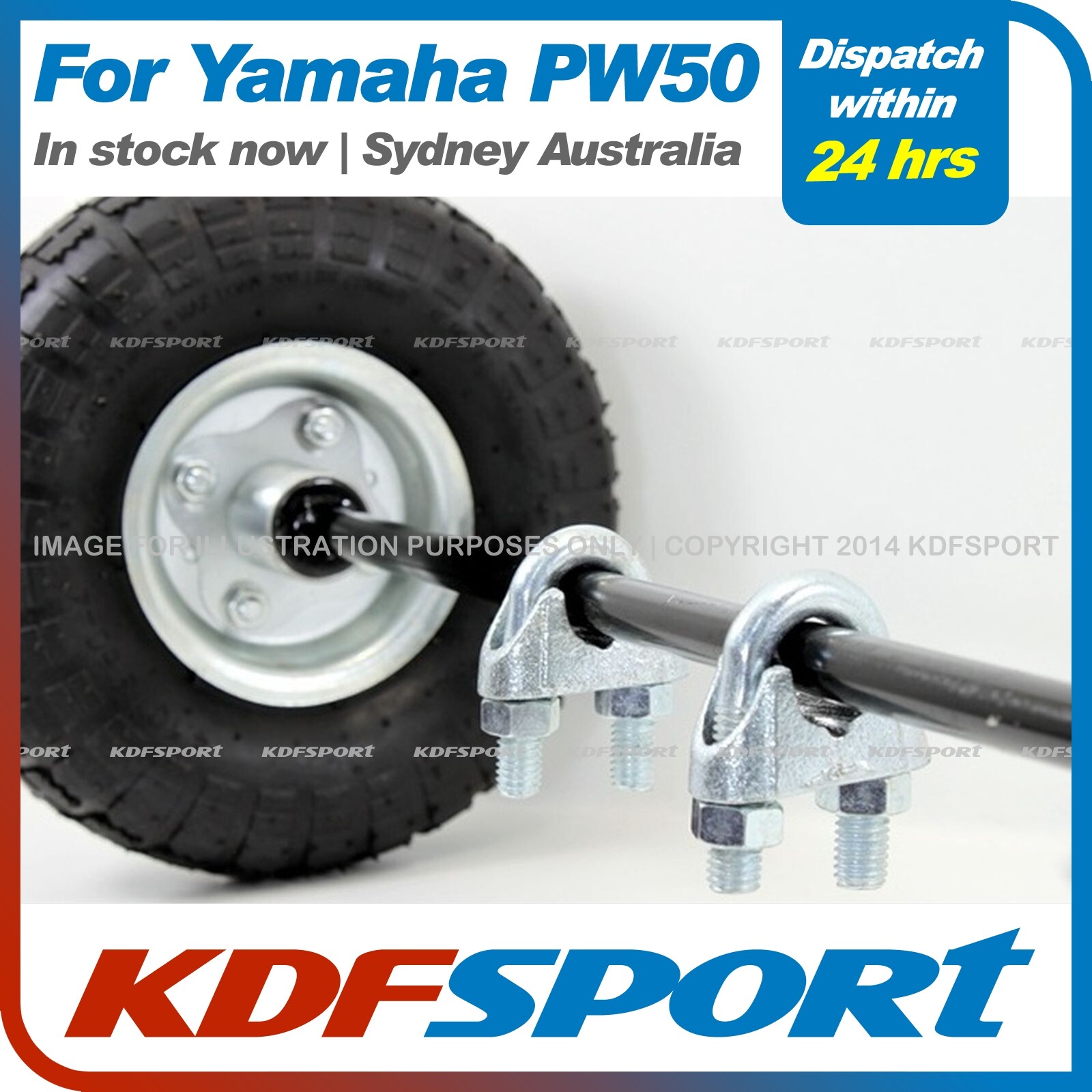 YAMAHA PW50 TRAINING WHEELS PEEWEE 50 PY50 LX50PY JS50PY KDF | eBay ...