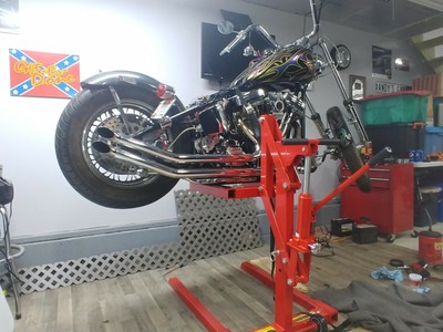 Central Hydraulics High Position Motorcycle Lift | Reviewmotors.co