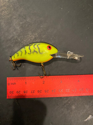 Rebel Double Deep Mini R Black On Chart Craw Orange Belly | eBay