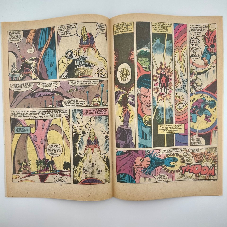 Herb Trimpe Original Art, Defenders 73, page 17 (includes comic) | eBay