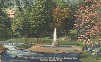 Spouter Vale of Springs Saratoga Spa Saratoga Springs New York 1941 ...