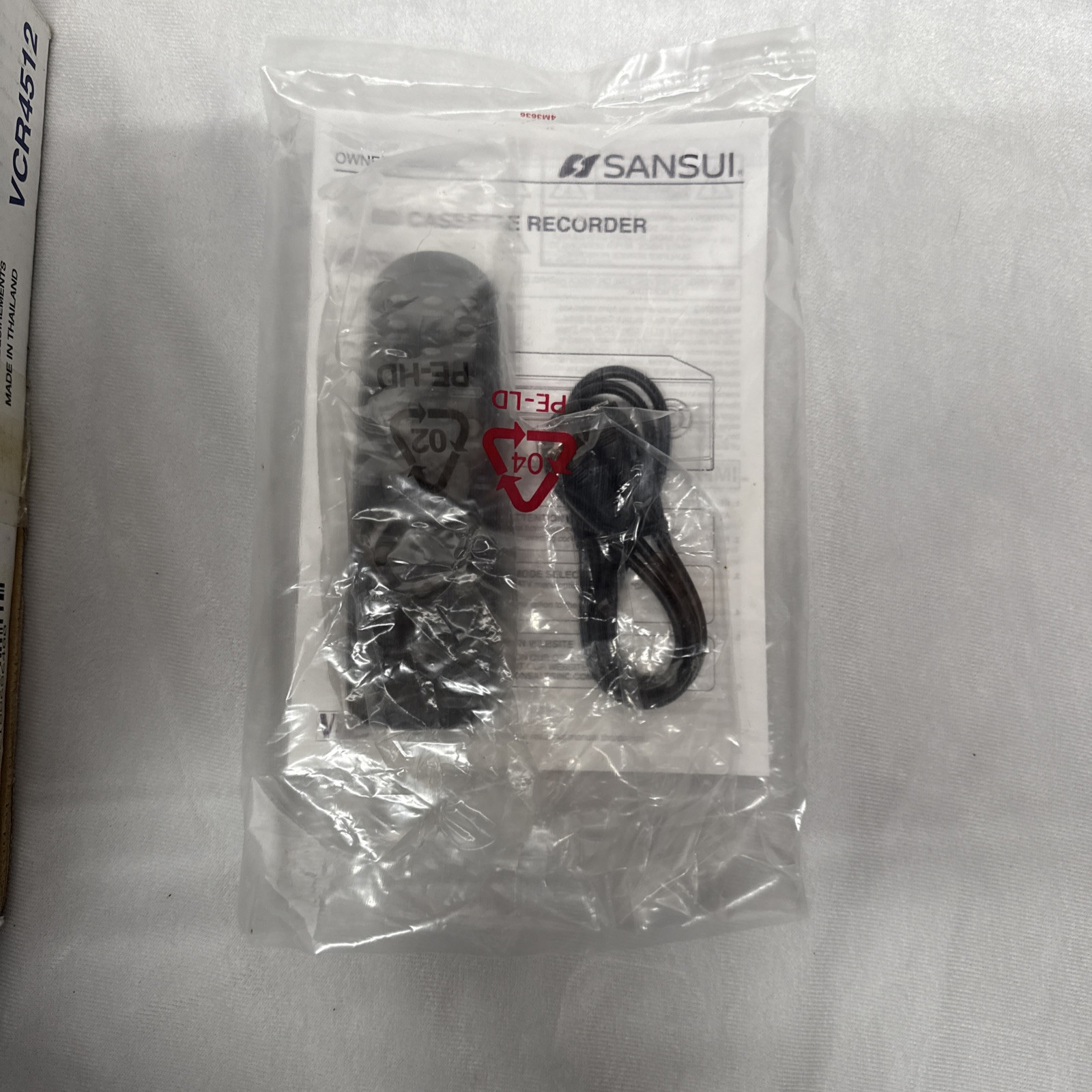 SANSUI VCR 4512 4-Head VHS HQ New in Open Box 755805810520| eBay