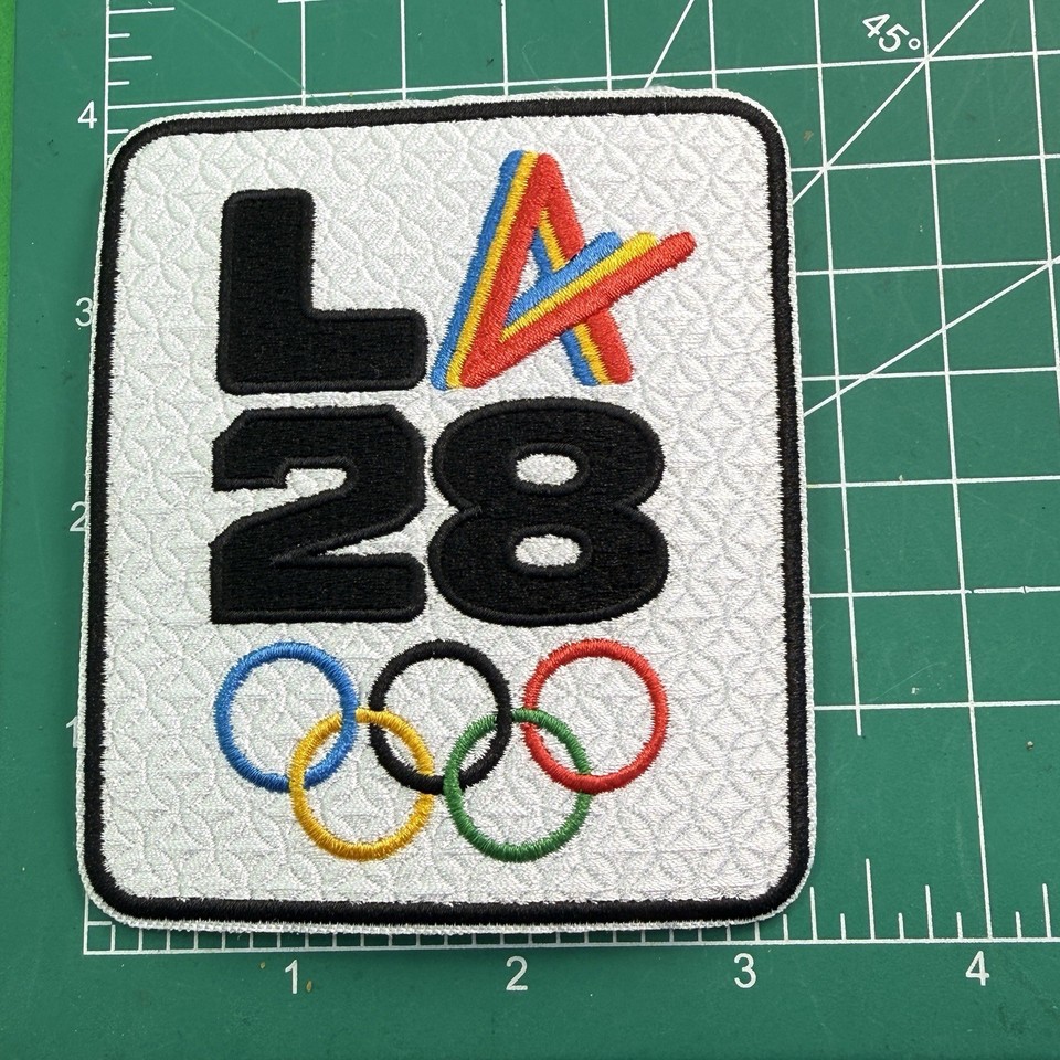 LA 28 Los Angeles 2028 Summer OLYMPICS Embroidered IRON ON PATCH TAG | eBay
