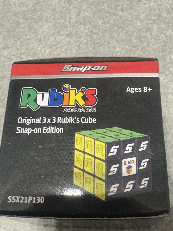 Snap-on Rubik’s Cube Toy Model SSX21P130 Original Box Multi Colour ...