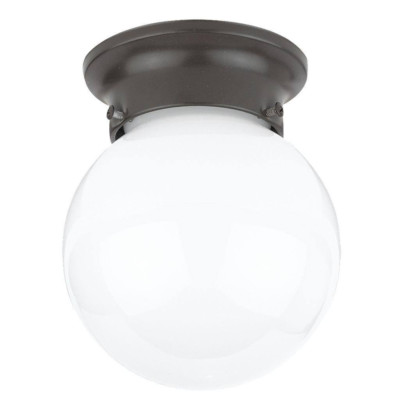 Gen. Lighting - One Light Ceiling Flush Mount - Heirloom Bronze - Model ...