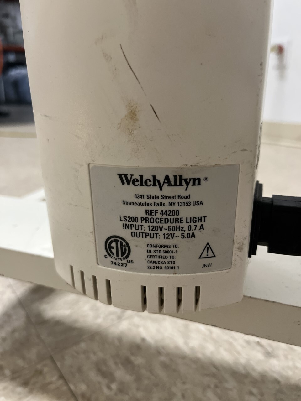 Welch Allyn 44200 Exam Light Head and Arm Surgical Procedure Floor ...