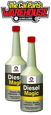2 x Comma Diesel Injector Magic 400ml Treatment Cleaner Anti fog Smoke ...