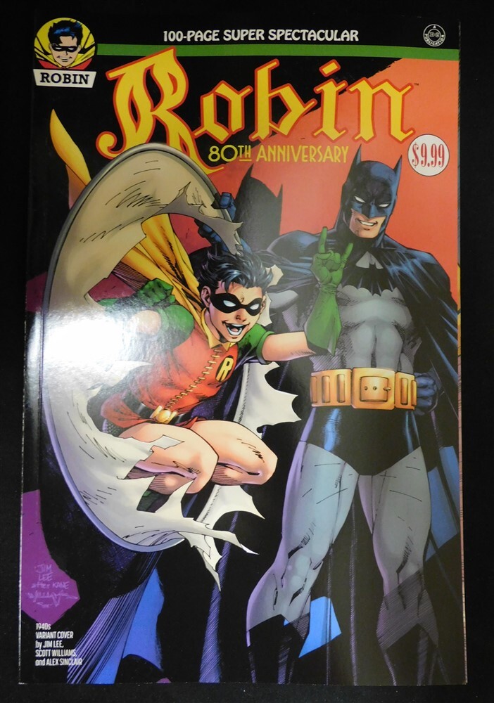 ROBIN 80TH ANNIVERSARY 1 DC 1940S VARIANT COMIC LEE WILLIAMS SINCLAIR ...