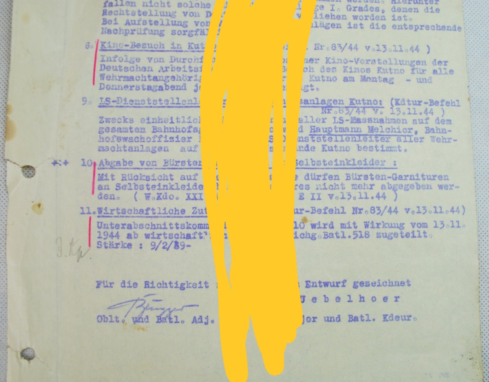 Original WW2 WWII German military Wehrmacht documents orders papers ...