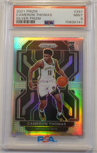 Cameron Thomas 2021 Prizm Silver RC PSA 9 | eBay