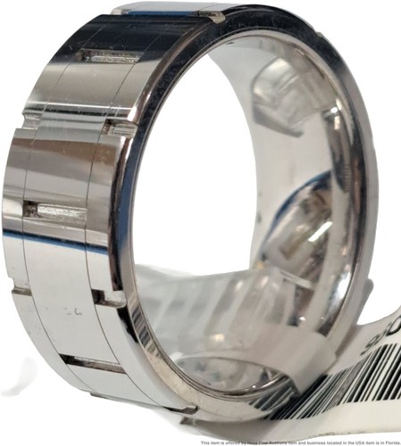 Masculine Chain Link Triton Tungsten Carbide Wedding Ring | eBay