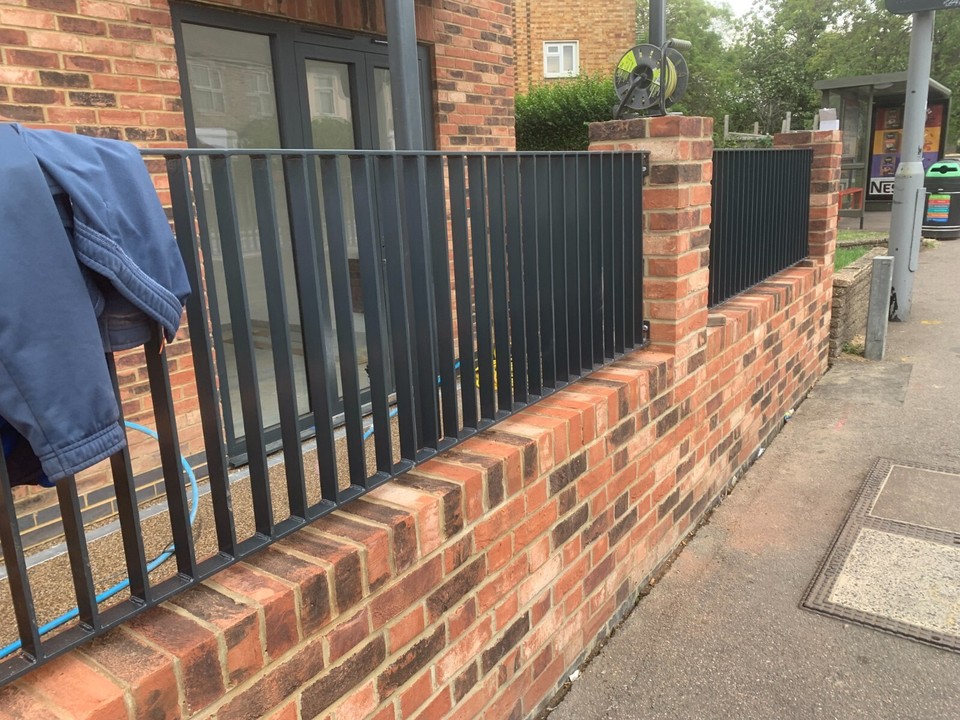 Wrought Iron Railings Ornate Metal Steel Gate Fencing Estate Heavy Duty ...