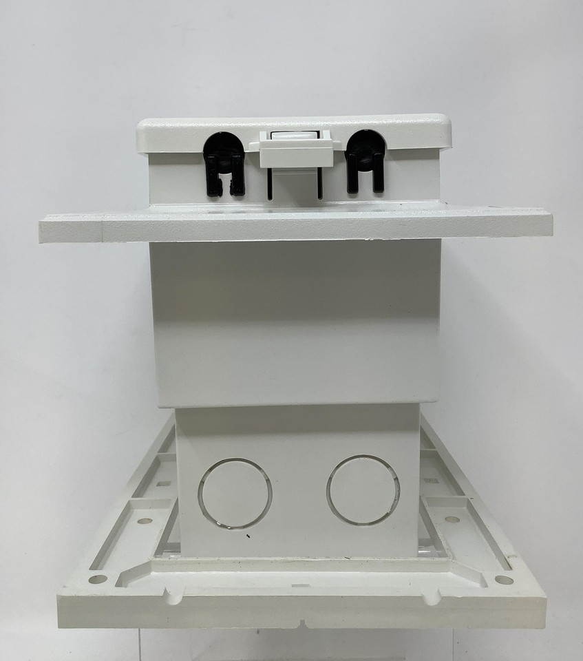 Arlington Industries White Weatherproof Single Gang Siding Profile ...