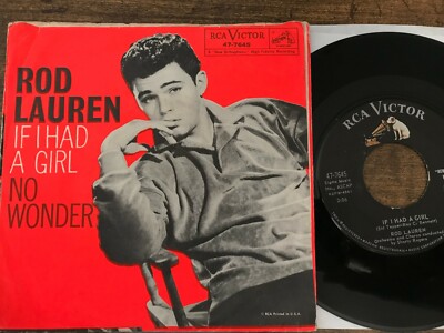 Rod Lauren If I Had A Girl / No Woner 45 with pic sleeve VG++ | eBay
