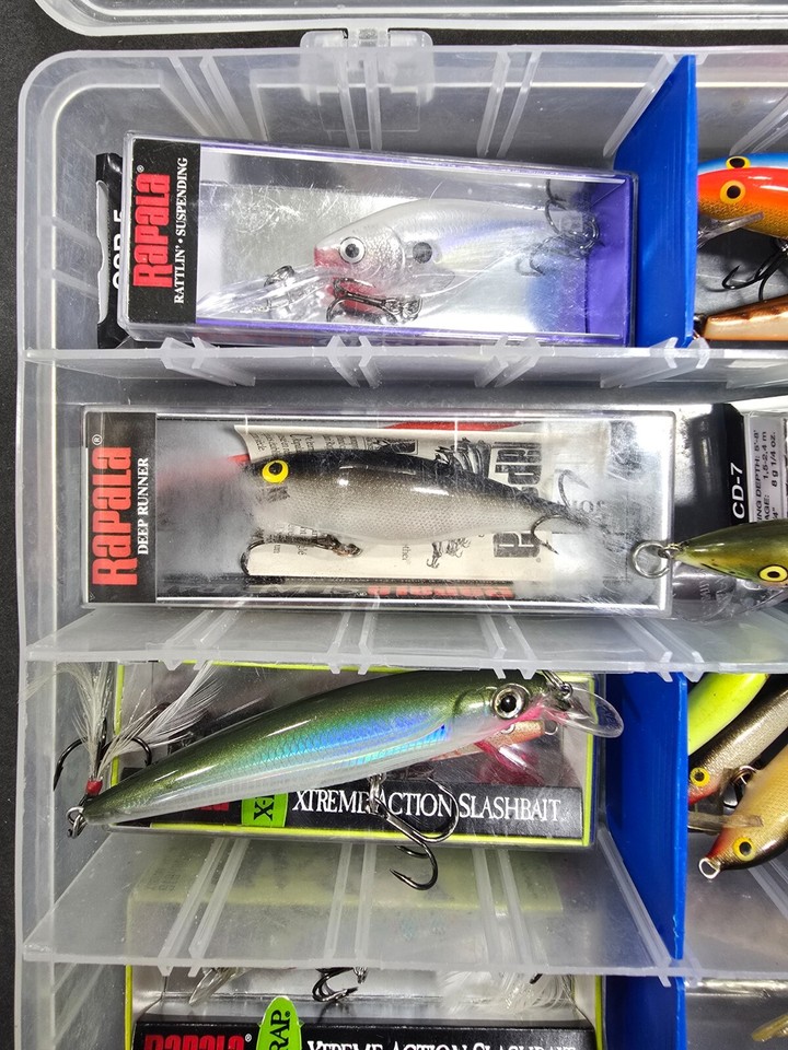 Rapala Bass Fishing Tackle Box Special: Assorted Styles & Colors - Lot of 31 | eBay