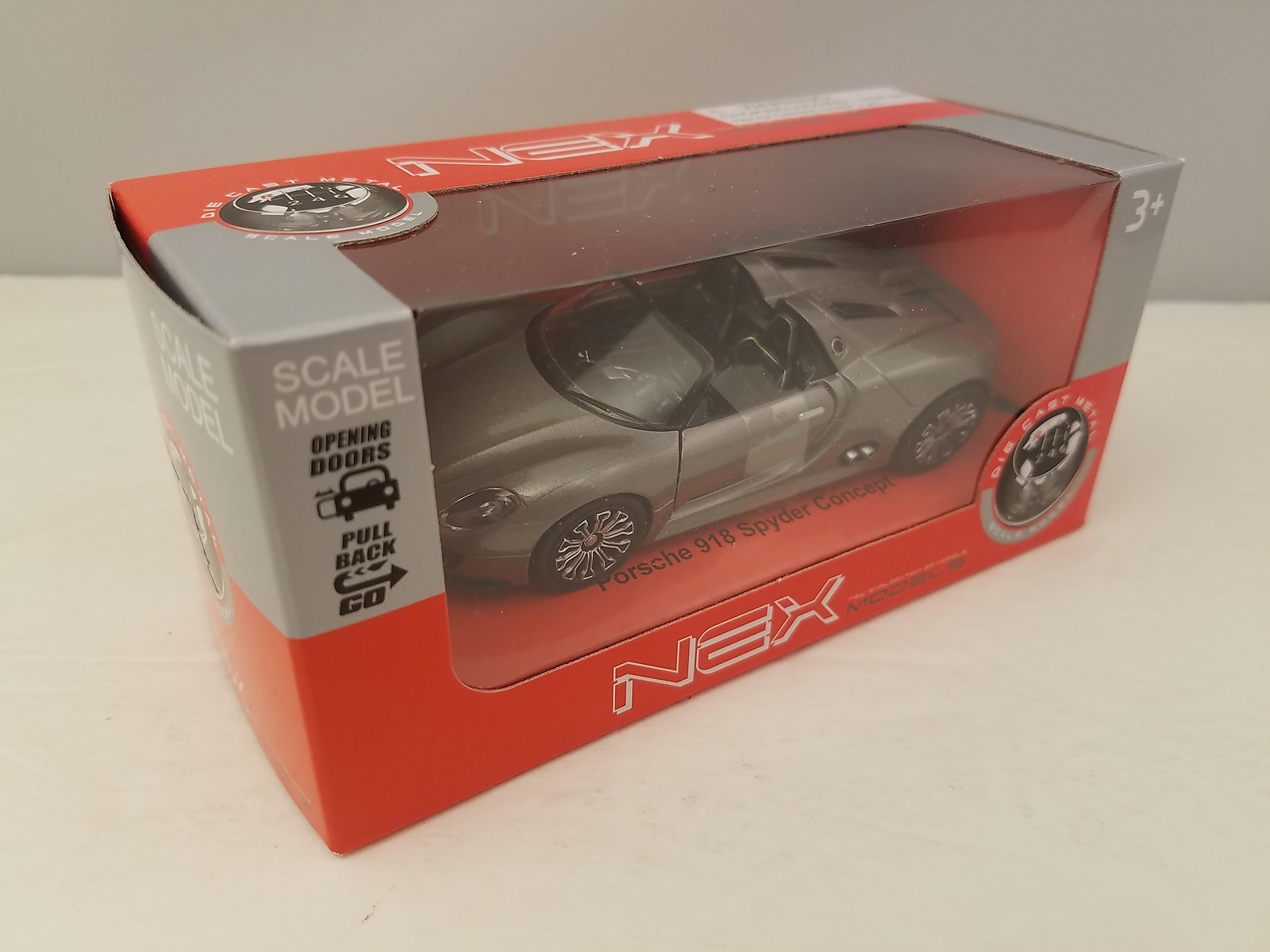 NEX Models Die Cast Metal Scale Model WELLY Porsche 918 Spyder Concept ...