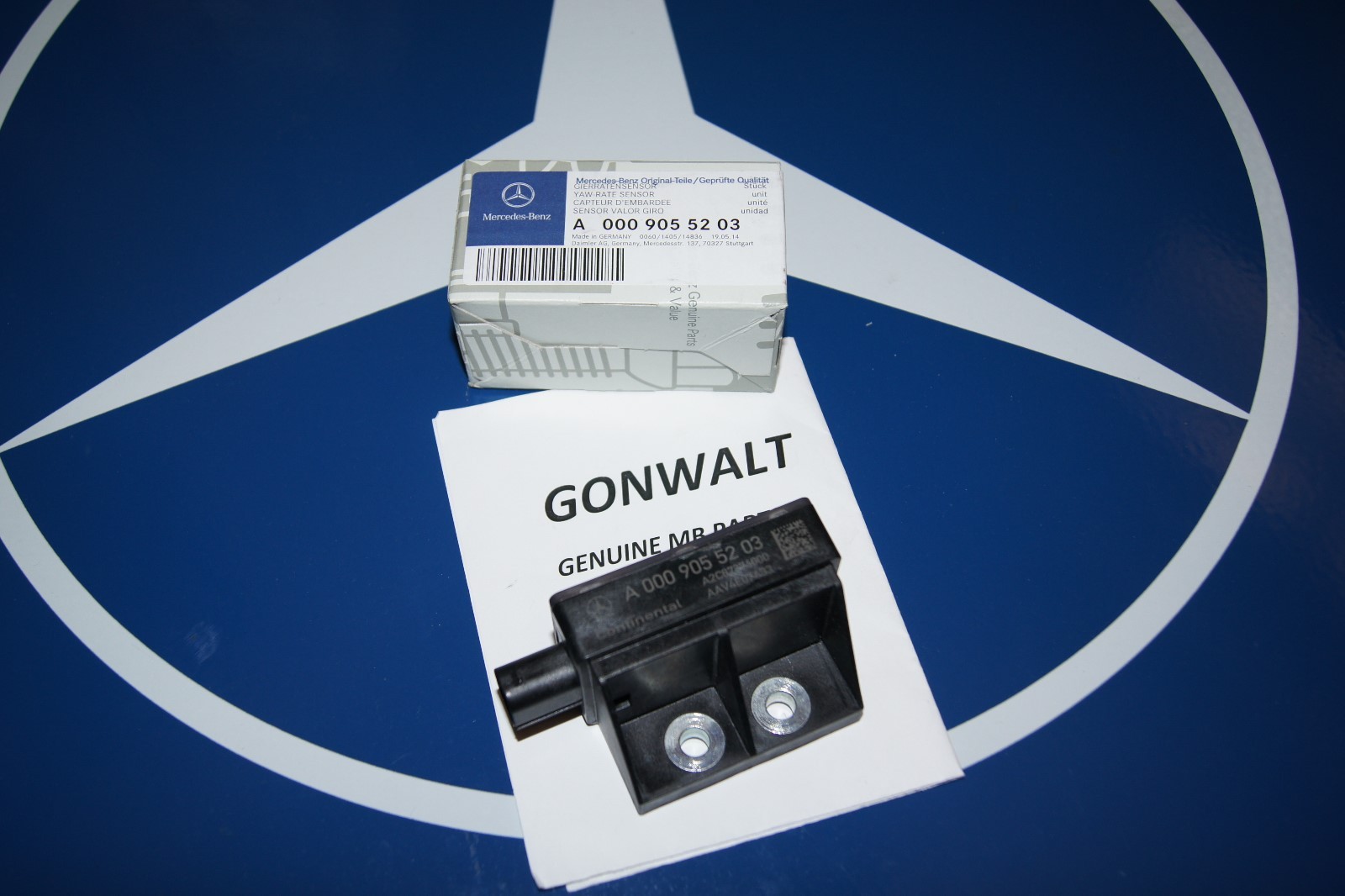 Mercedes-Benz Acceleration Sensor Lateral Yaw Rate 0009055203 ...