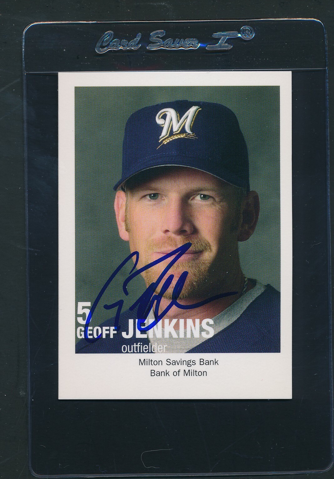 2003 Brewers Baseball Geoff Jenkins Signed Auto *C6469 | eBay