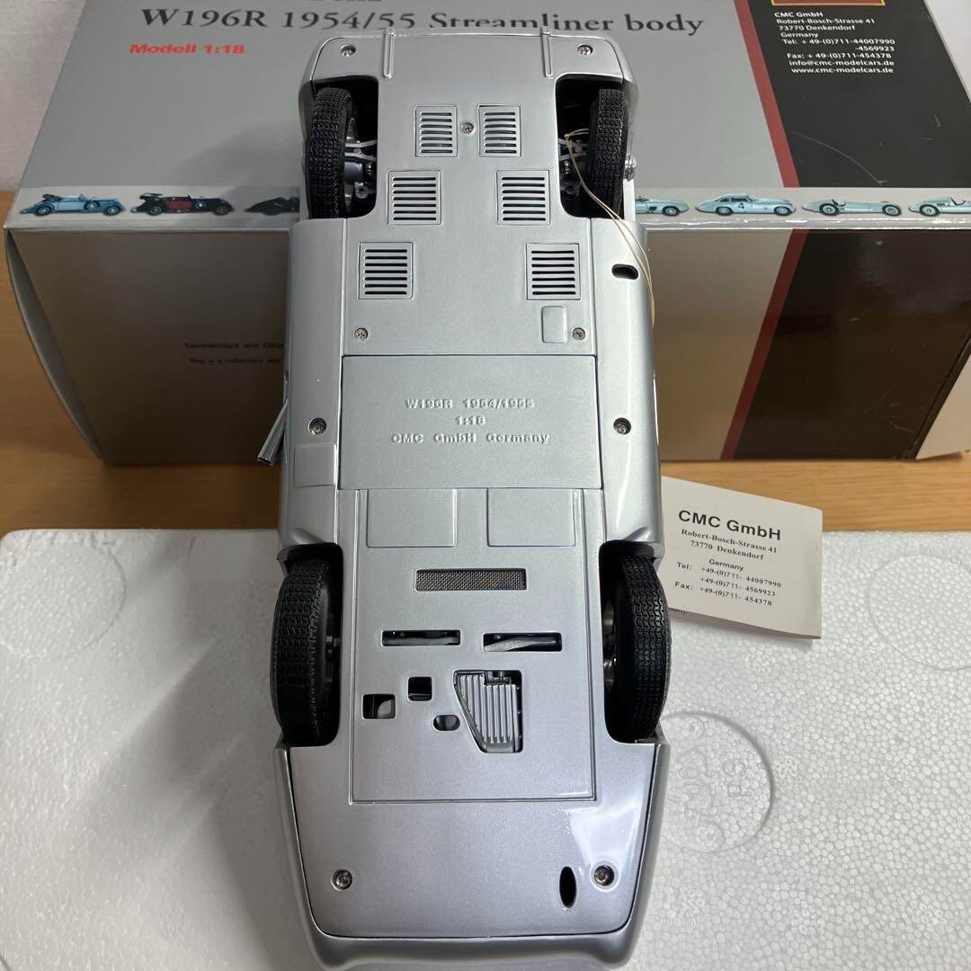 1/18 CMC Mercedes-Benz W196R 1954/55 Streamliner Body #16 w 1/18 CMC Mercedes-Benz W196R 1954/55 Streamliner Body #16 w