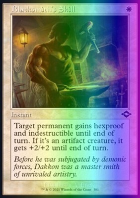 MTG Magic the Gathering Blacksmith's Skill (381/765) Modern Horizons 2 ...