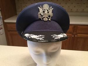 United States Military Hat Cap Used Air Force Bernard Cap Officer Worn ...