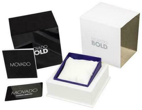 ** Movado Bold Silver-Tone Dial Steel Bracelet Women's Watch 3600825 ...