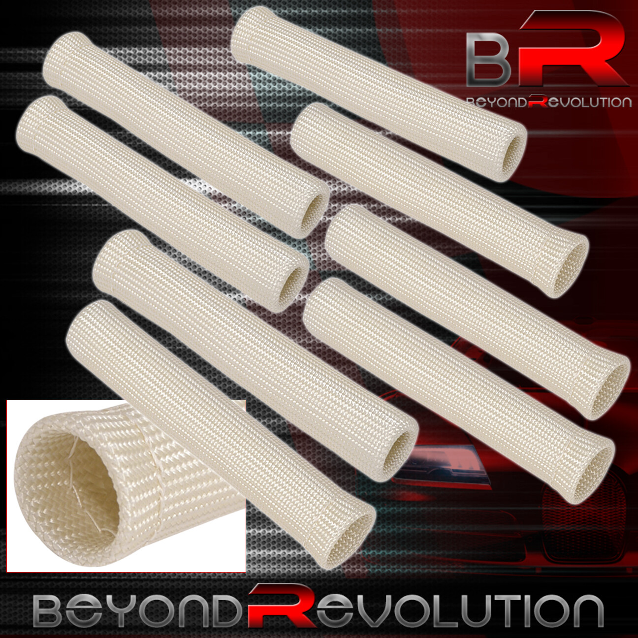 For Nissan 8-Pc Spark Plug Wire Insulator Protector Sleeve Plug Boot ...