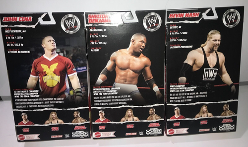 WWE Elite Ruthless Aggression Kevin Nash, John Cena, Shelton Benjamin ...