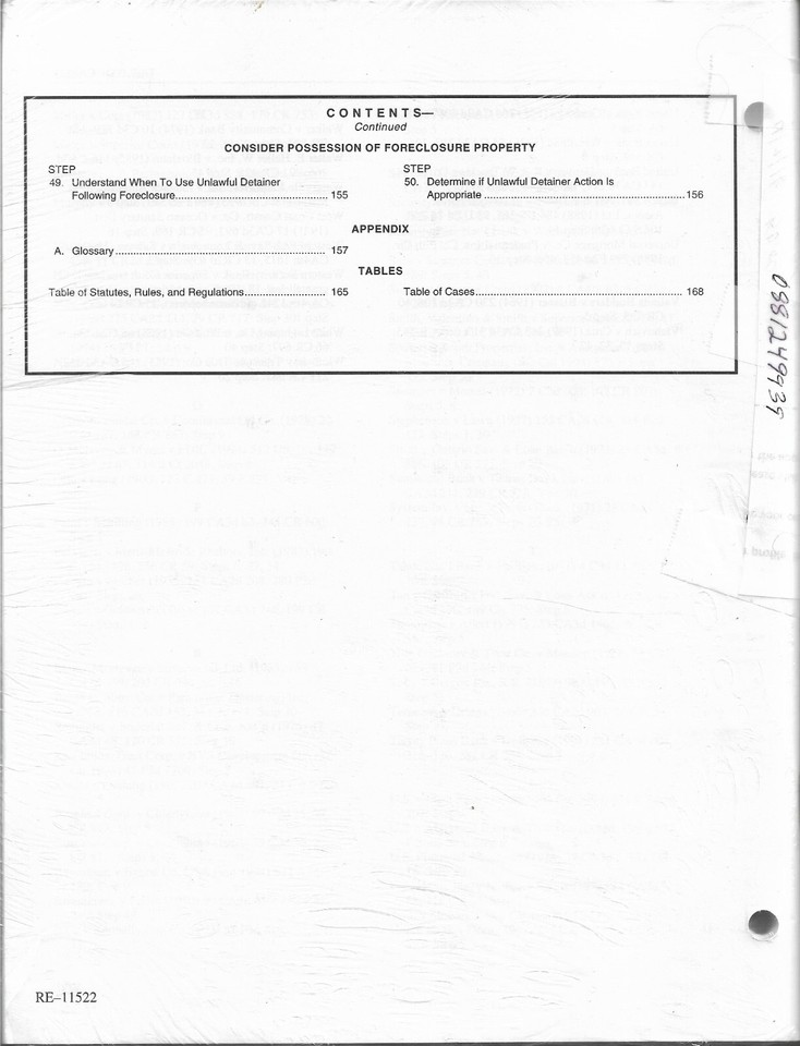 Handling A Real Property Foreclosure CEB Action Guide By William J.A ...