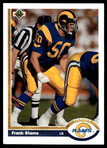 1991 Upper Deck Frank Stams Los Angeles Rams #332 | eBay