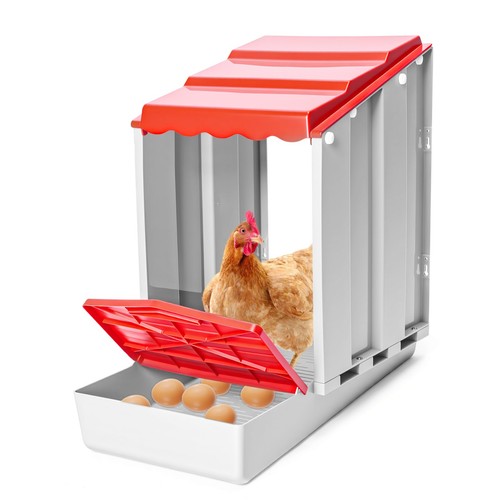 Chicken Nesting Boxes, 3 Hole Nesting Box For Chicken Coop, Plastic ...