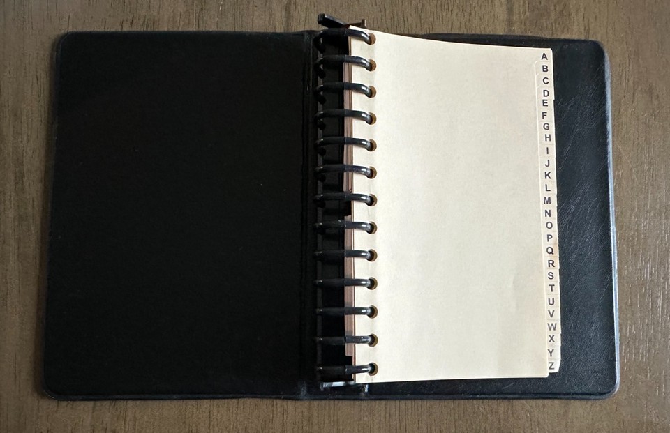 Vintage Address Book 100 Names A-Z Locator Tabs NEW | eBay