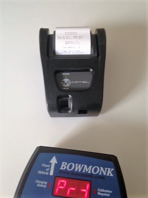 Brake Tester Printer For Bowmonk BrakeCheck Decelerometer, Truck Or MOT ...