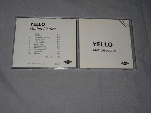 YELLO - MOTION PICTURE / PROMO-ALBUM-CD 1999 | eBay.de
