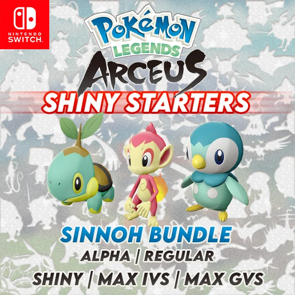 Pokemon Shiny Starters