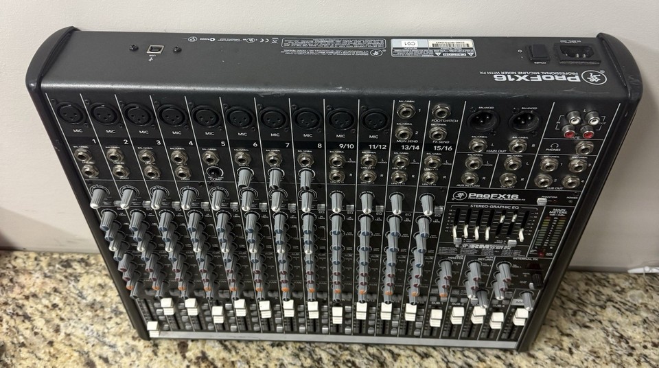 Mackie ProFX16 Mixer RM Running Man 32-Bit FX “GV” | eBay