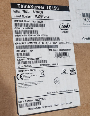 New/Open Box Lenovo ThinkServer TS150 | eBay