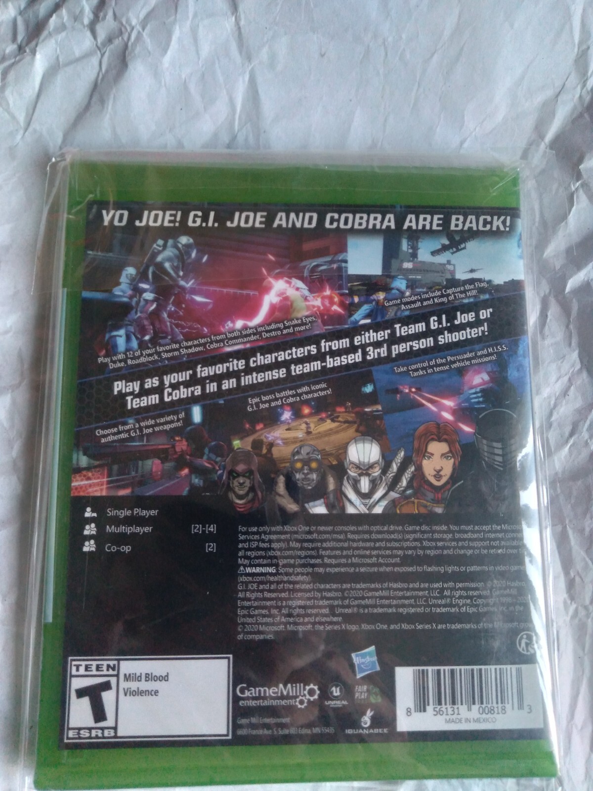 G.I. Joe Operation Blackout Xbox One / Series X Sealed New | eBay