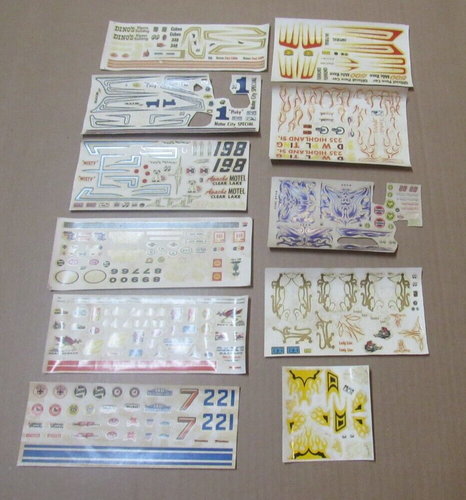 AMT DECAL SHEETS - 1 LOT - FROM AMT MODEL KITS - VINTAGE AMT | eBay