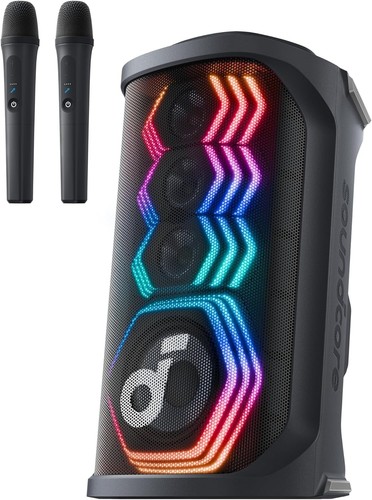 soundcore Rave 3S AI Karaoke Party Speaker +2 Wireless Microphones 200W ...