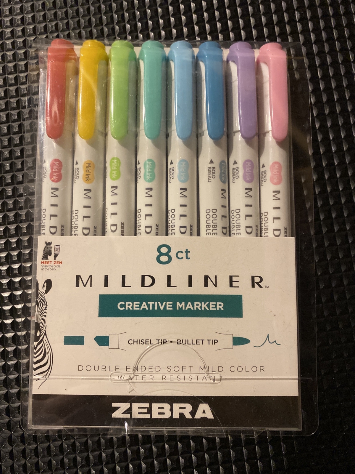 Zebra Midliner Creative Marker Double Ended Soft Mild Color 8ct for ...