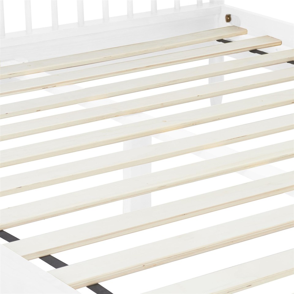 White Single Bed Frame Oak Birlea Malmo 3FT 90cm Bedstead Scandia ...